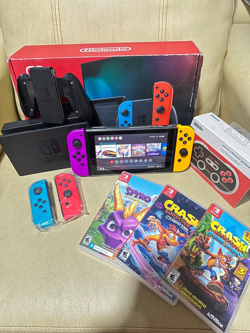 Nintendo Switch Console with Games, Video Gaming, Video Game Consoles ...