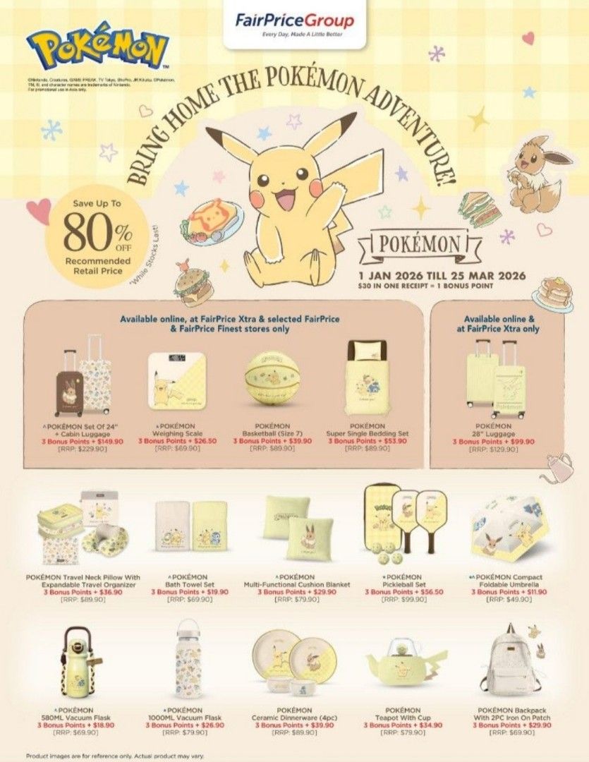 NTUC Bonus Points (Pokemon Adventure), Tickets & Vouchers, Vouchers on ...