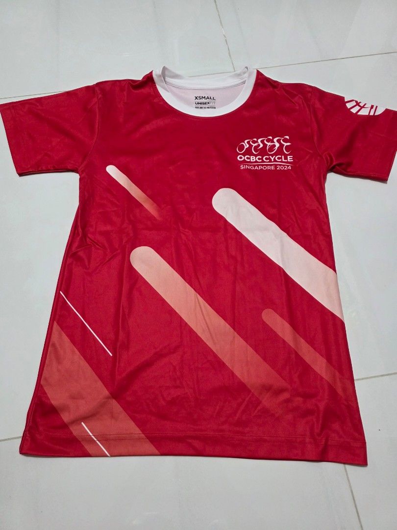 OCBC Cycle Singapore 2024 100km Tee, Men's Fashion, Tops & Sets ...