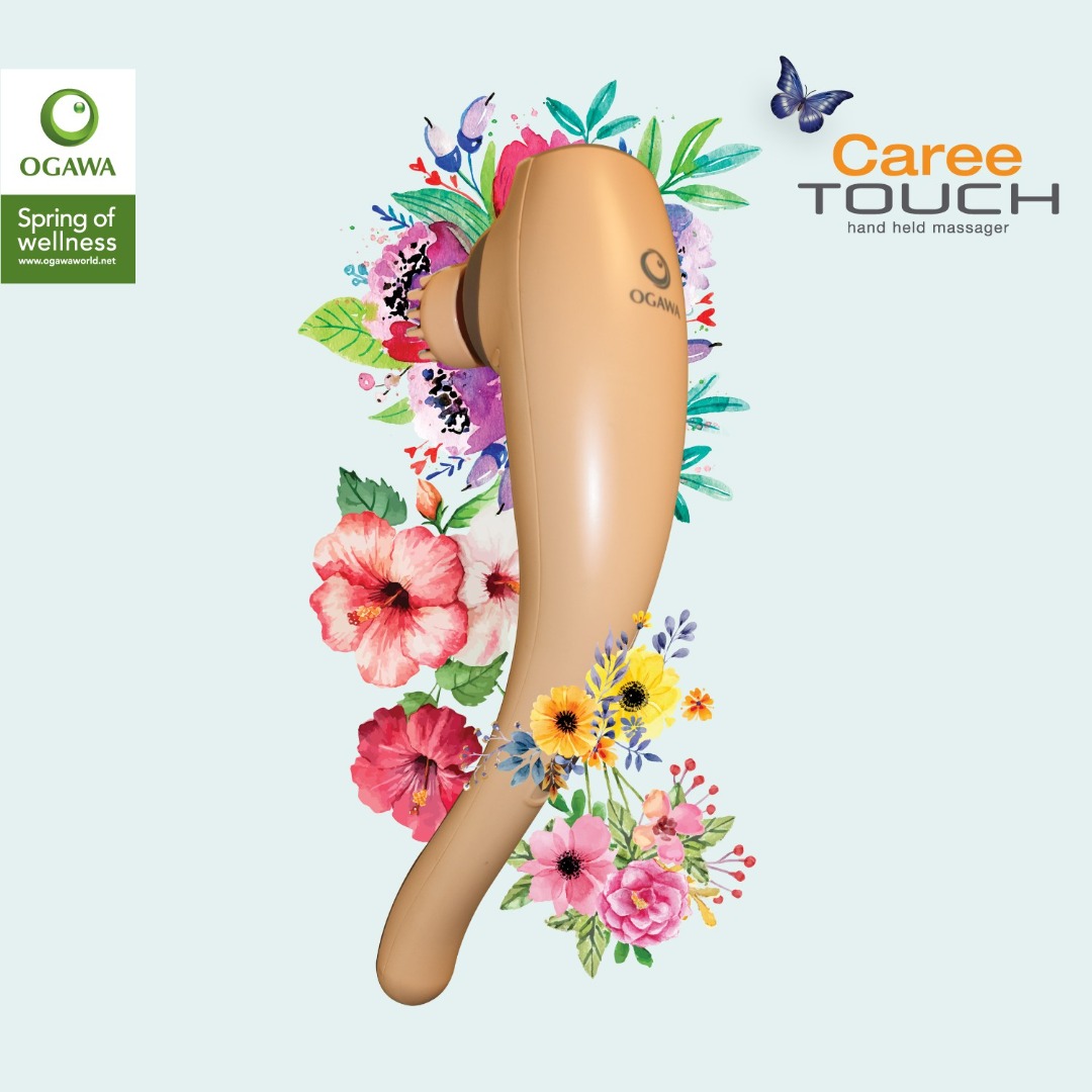 Ogawa Caree Touch Handheld Massager OL 0328, Health & Nutrition ...