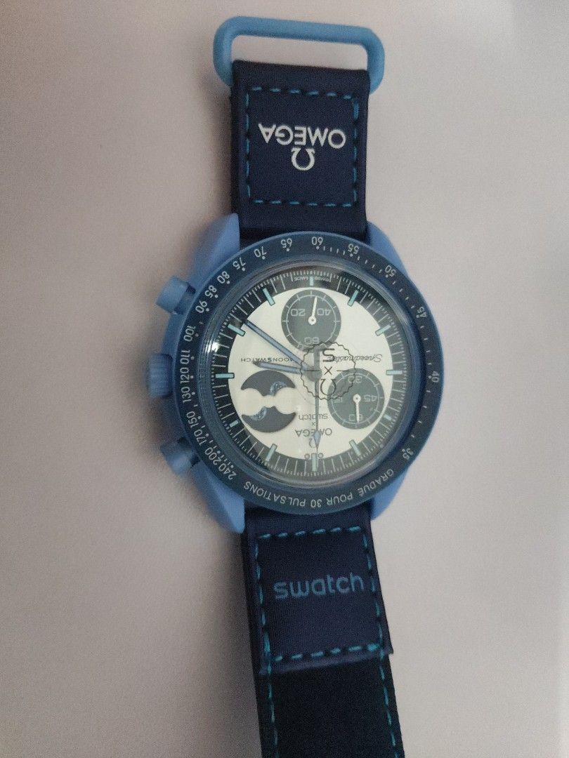 Omega x Swatch Mission to the Super Blue Moonphase, Men's Fashion ...