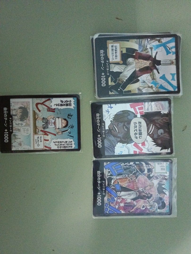 One Piece Card Game - Booster Pack Cards, Hobbies & Toys, Toys & Games ...
