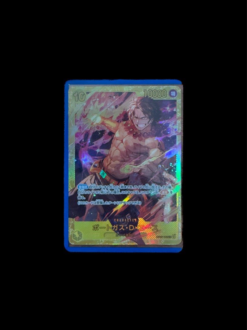 One Piece Card Game - Portgas D. Ace OP07-119 SEC [Japanese Print ...