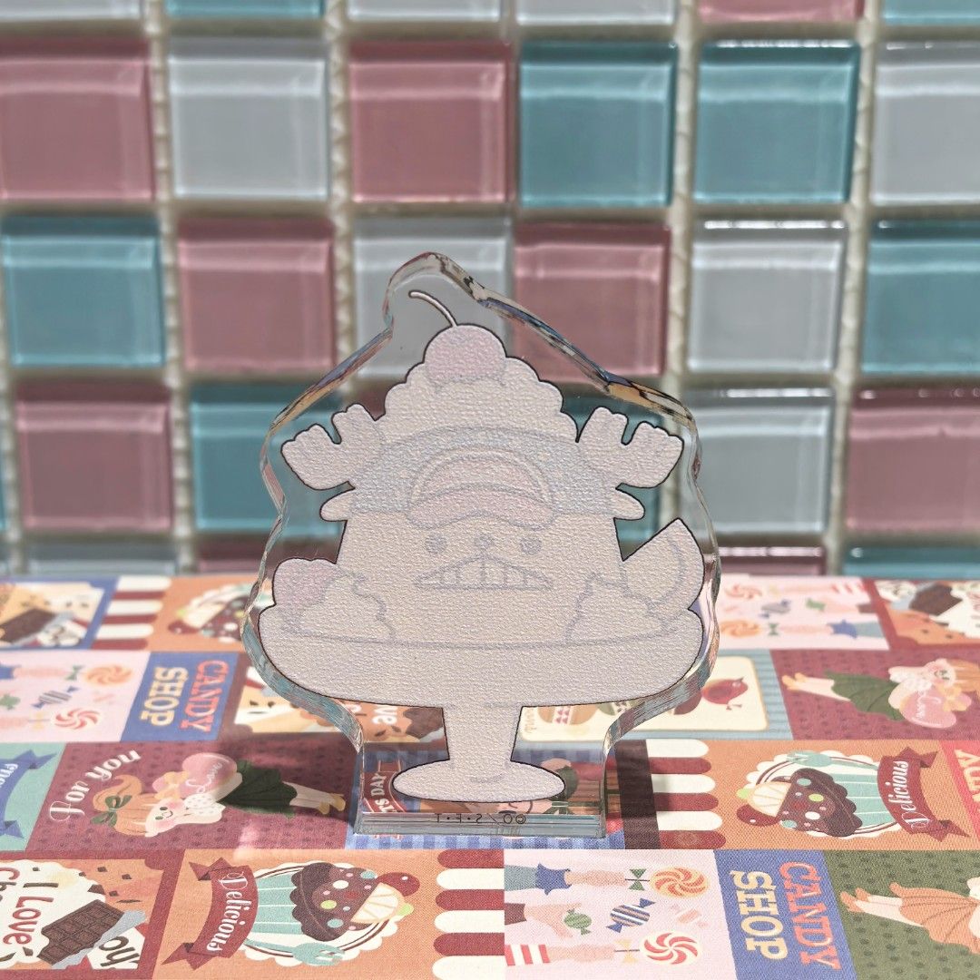 One Piece TOEI Sanji no Oyatsu Chopper Acrylic Block, Hobbies & Toys ...