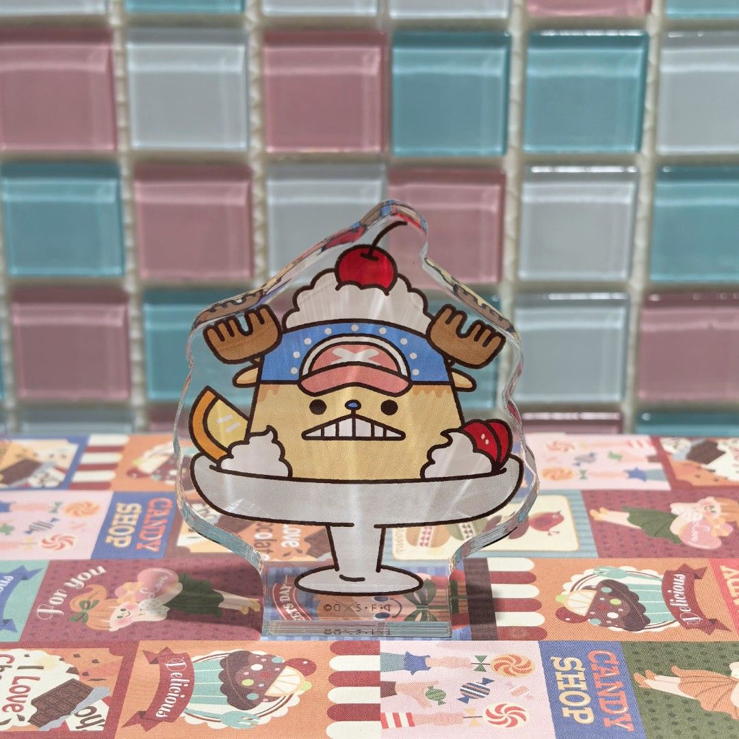 One Piece TOEI Sanji no Oyatsu Chopper Acrylic Block, Hobbies & Toys ...