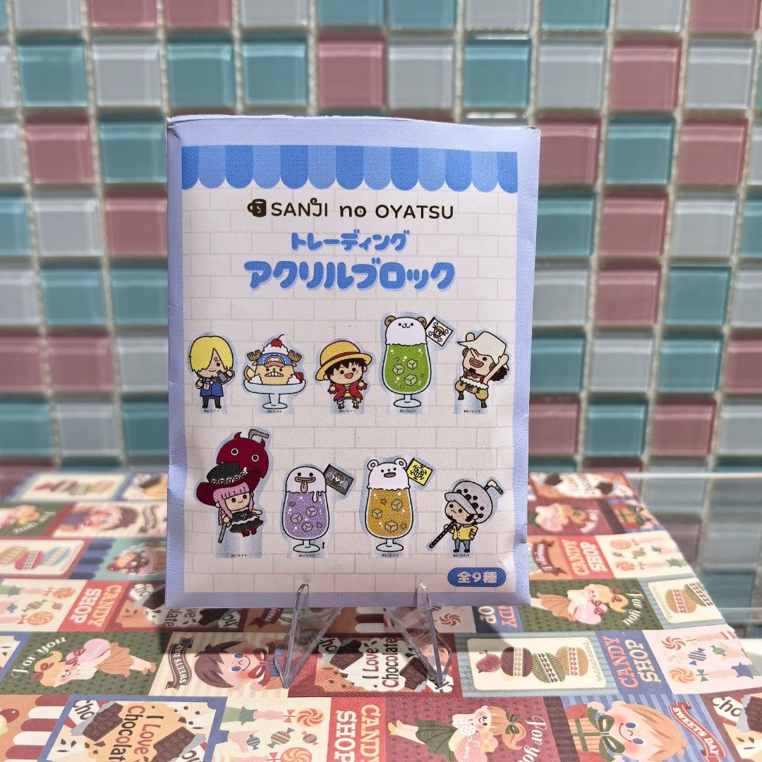 One Piece TOEI Sanji no Oyatsu Chopper Acrylic Block, Hobbies & Toys ...