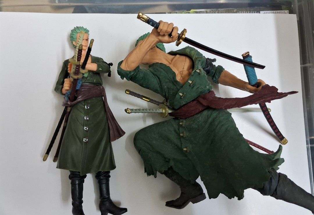 One Piece Zoro and Marco Figures, Hobbies & Toys, Toys & Games on Carousell