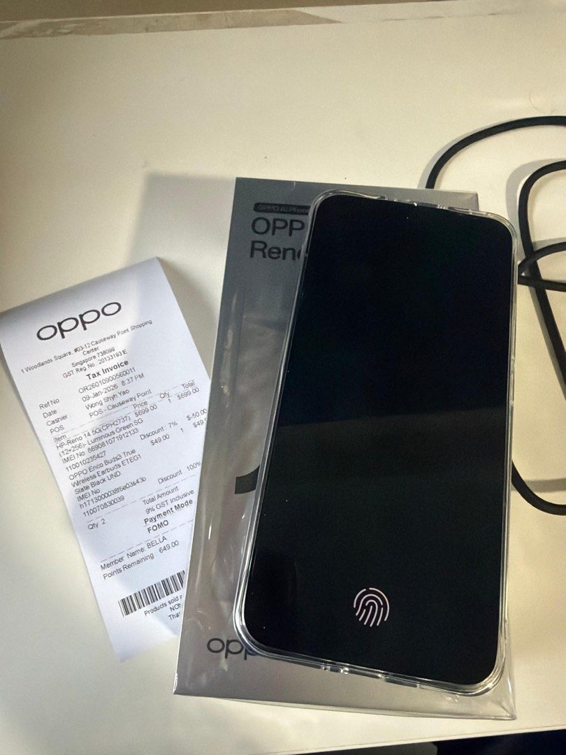 Oppo Reno 14 5G Luminous Green 256GB, Mobile Phones & Gadgets, Mobile ...