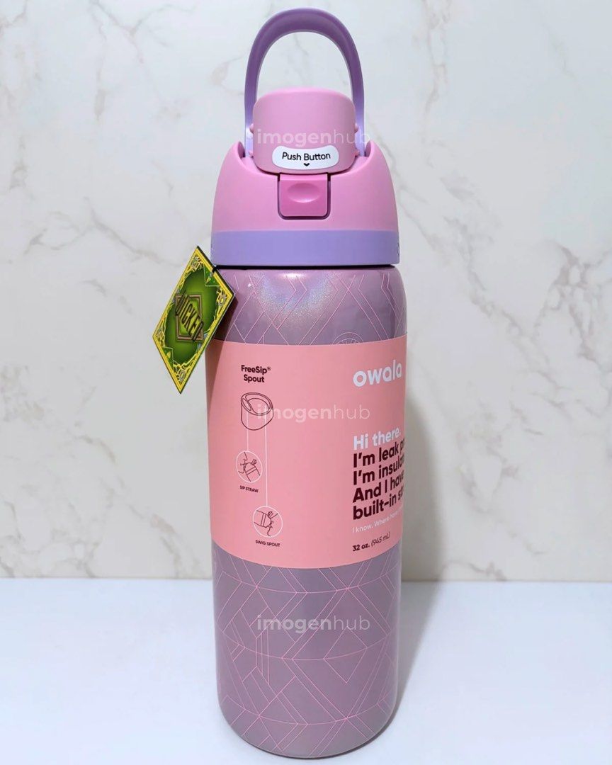 Owala Wicked for Good 32oz Freesip Bottles, Furniture & Home Living ...