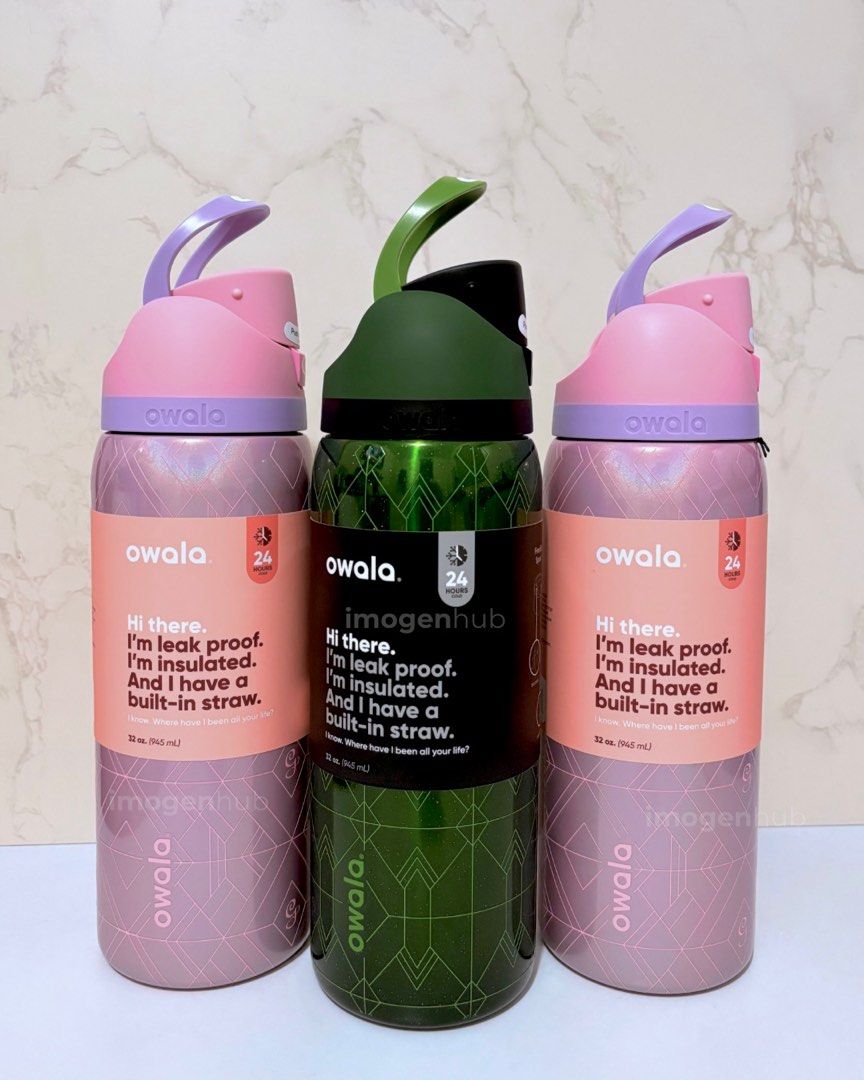 Owala Wicked for Good 32oz Freesip Bottles, Furniture & Home Living ...