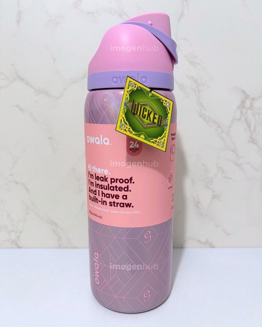 Owala Wicked for Good 32oz Freesip Bottles, Furniture & Home Living ...