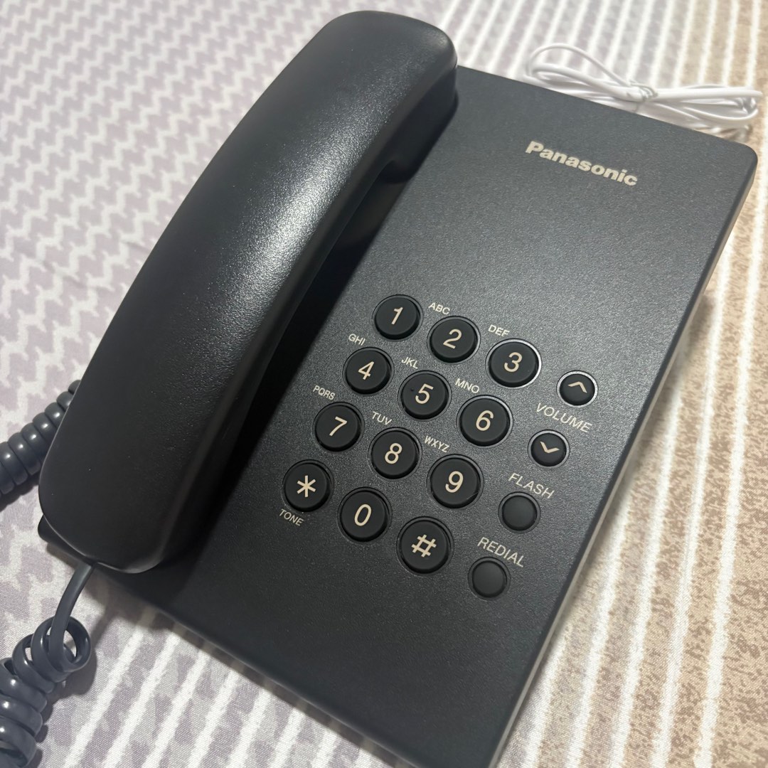 Panasonic Landline Phone - Black, TV & Home Appliances, Other Home ...