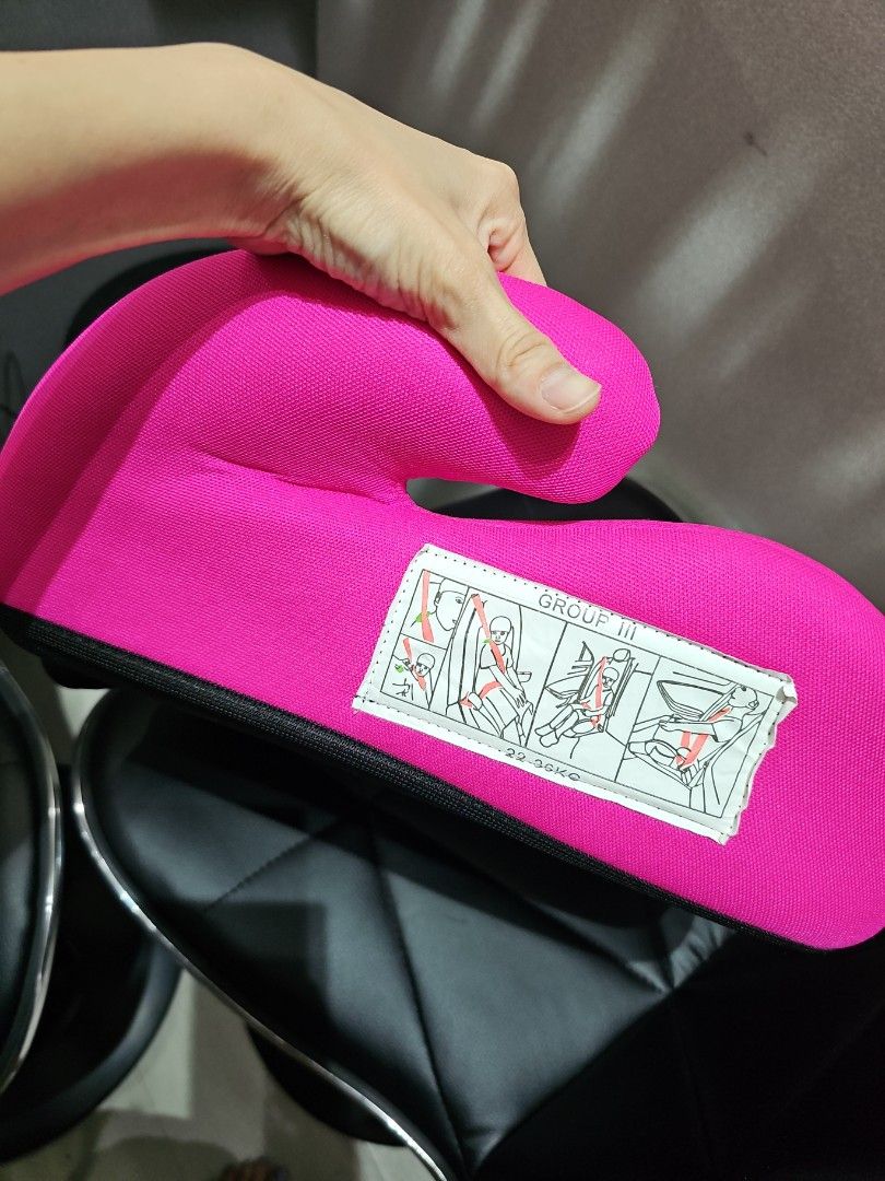 Pink Car Seat Booster, Babies & Kids, Going Out, Car Seats on Carousell