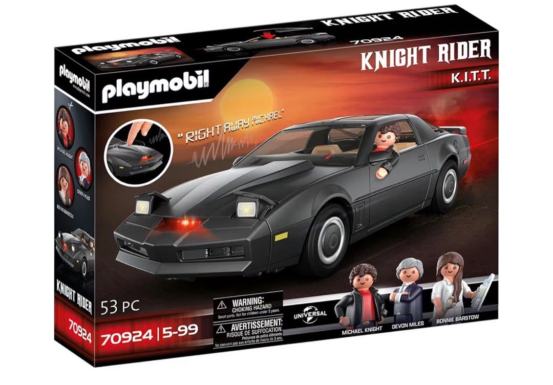 Playmobil Knight Rider K.I.T.T, Hobbies & Toys, Toys & Games on Carousell