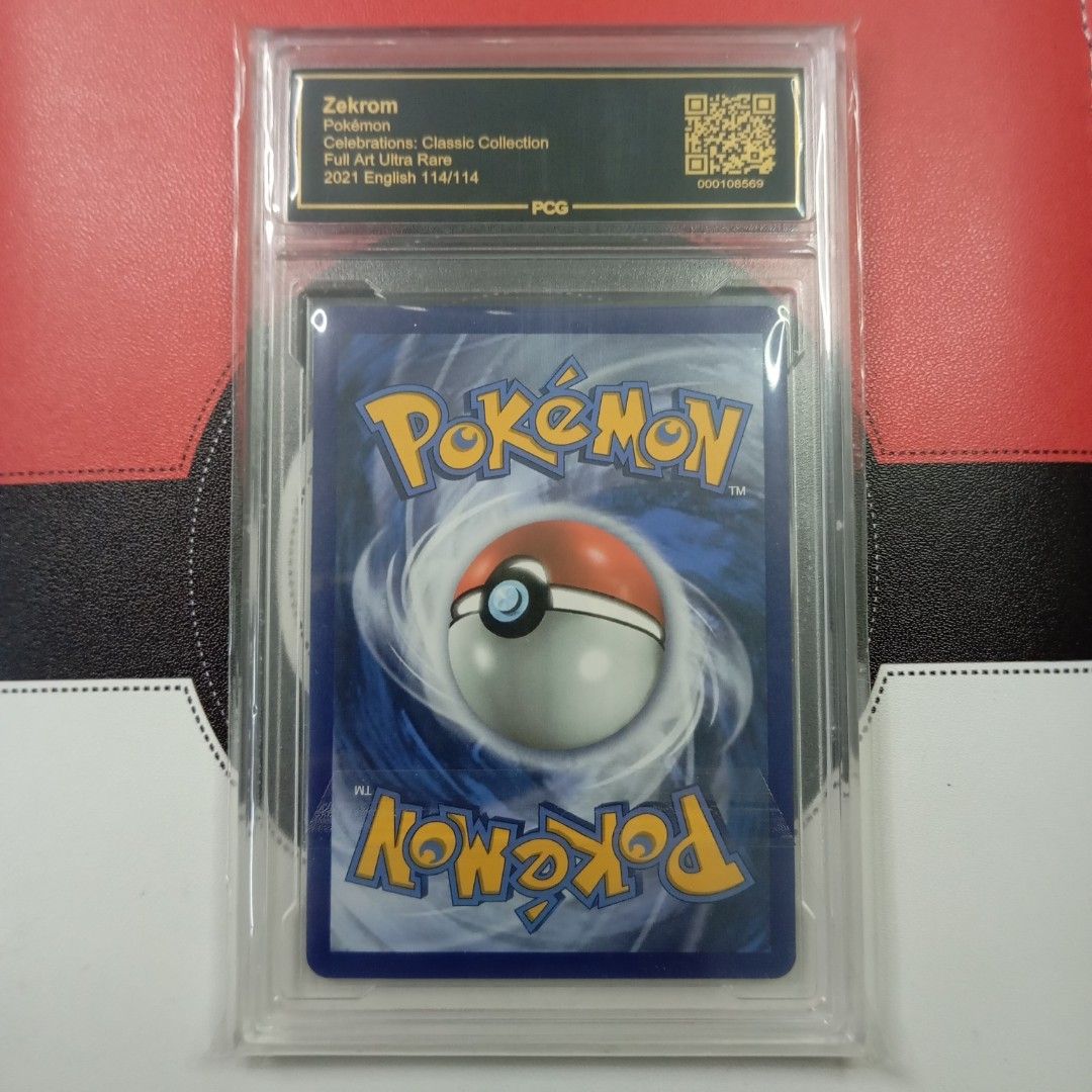 Pokemon TCG - Graded Slab Zekrom 114/114 PCG 9.5 - Celebrations (Ultra ...