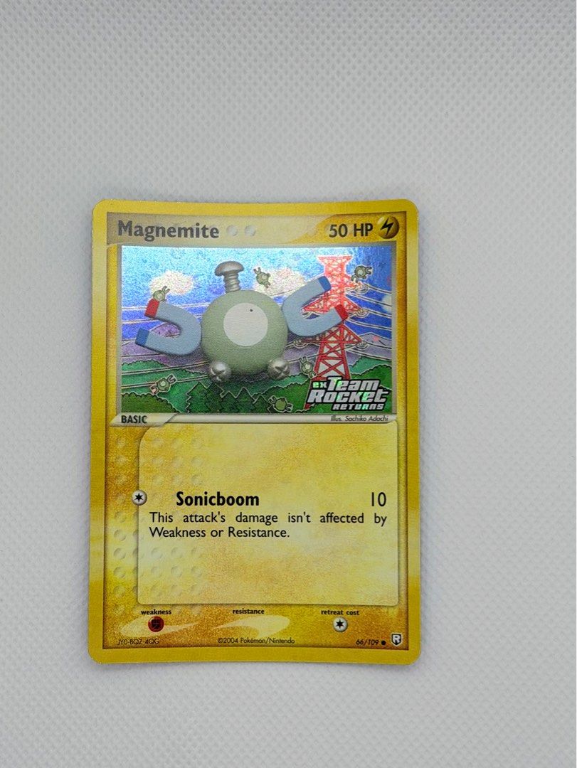 Pokemon Team Rocket Returns Magnemite Card, Hobbies & Toys, Toys ...