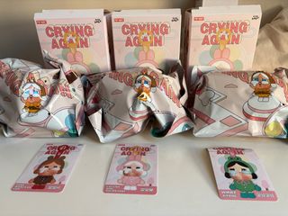 POP MART Crying Again 系列 盲盒, 興趣及遊戲, 玩具 & 遊戲類 - Carousell