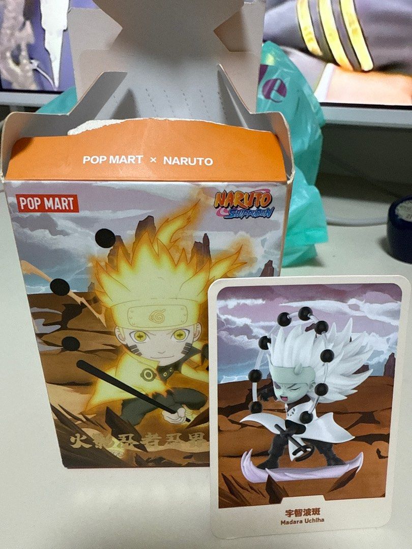 POP MART x Naruto Shippuden Madara Uchiha Figure, Hobbies & Toys, Toys ...