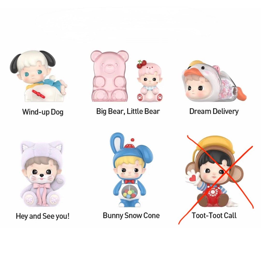 PopMart Hacipupu Rolling Time Machine Series, Hobbies & Toys, Toys ...