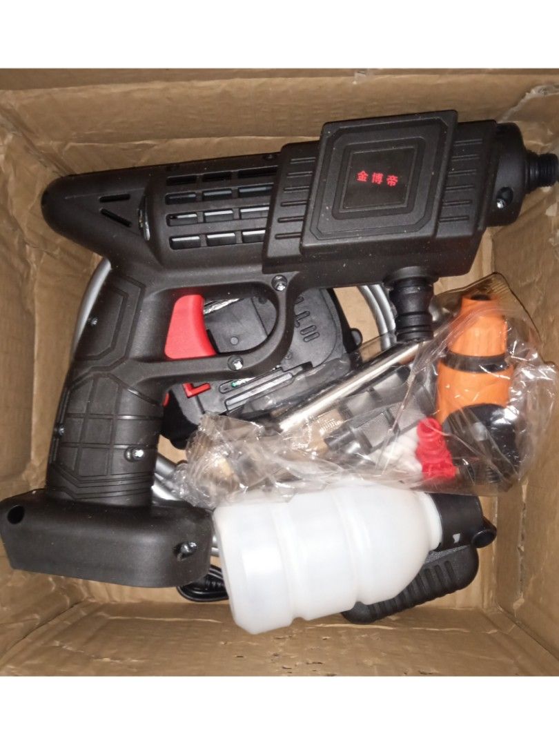 Portable Cordless Pressure Water Spray Jet, Furniture & Home Living ...