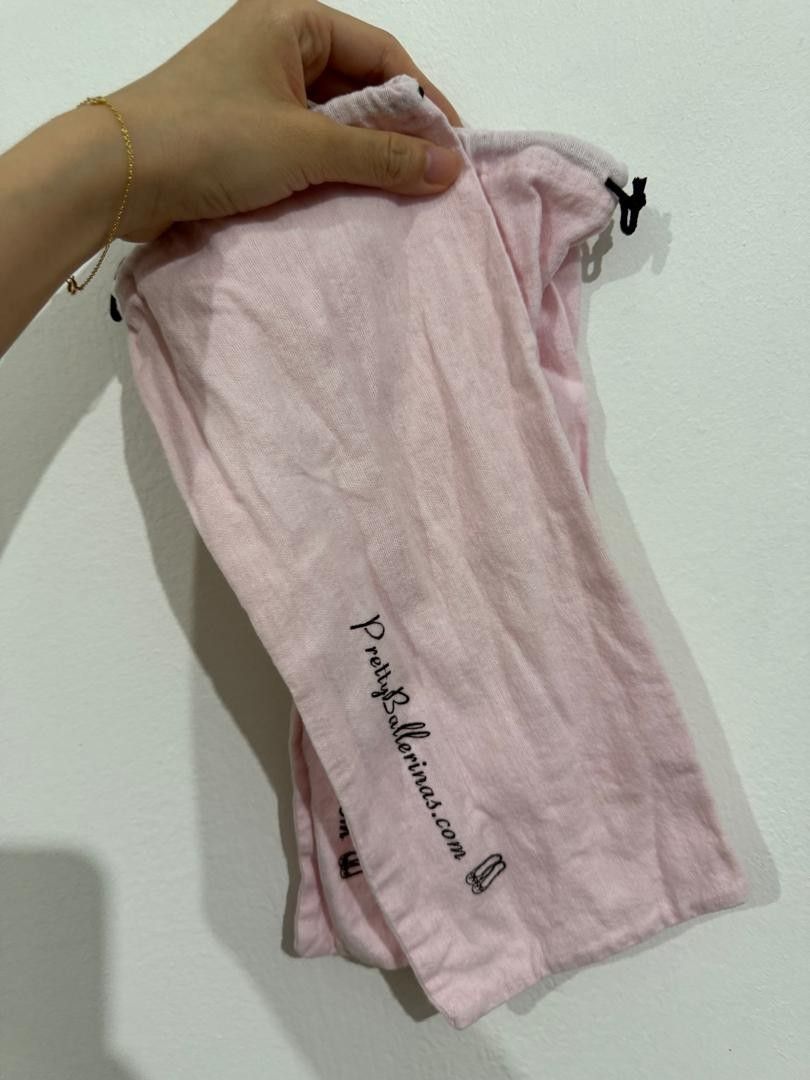 Pretty Ballerinas Pink 🩷 Dust Bag, Women's Fashion, Footwear, Flats on ...