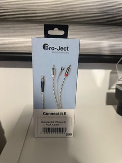 Pro-Ject Phono Cable DS 5 pin to 2 x male XLR 1.23M Connect IT x2 x8 ...