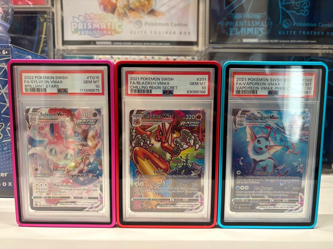 [PSA Slabs Premium Magnetic Case for Sports / Pokemon Cards] PSA ...
