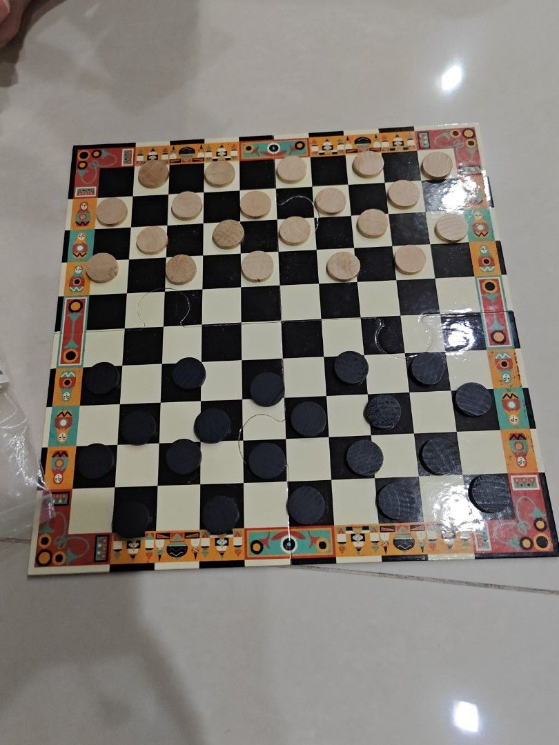 3-in-1 Chess, Checkers, and Backgammon Board Game, Hobbies & Toys, Toys ...