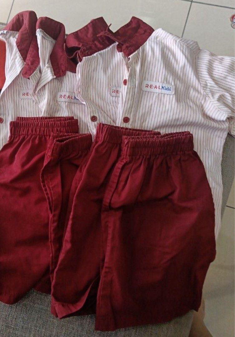 REAL Kids School Uniform Set, Babies & Kids, Babies & Kids Fashion on ...