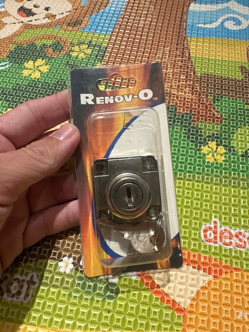 Renov-O Cabinet Lock with Keys, Furniture & Home Living, Security ...