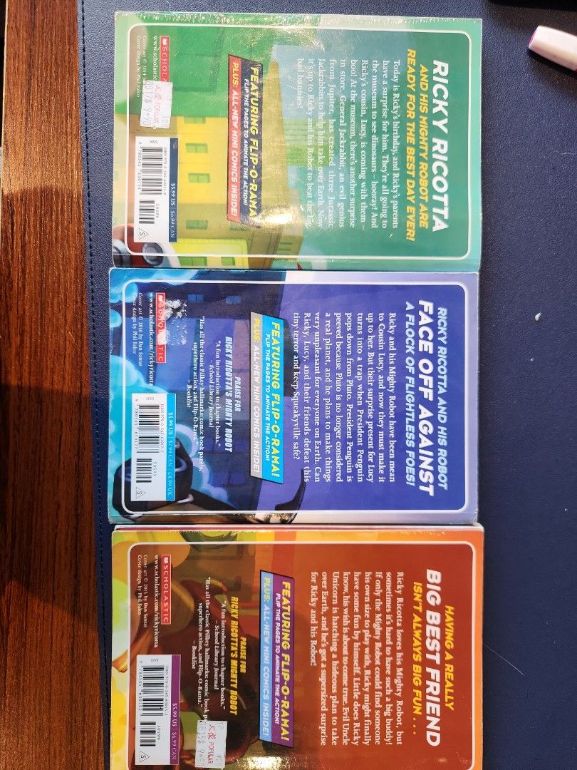 Ricky Ricotta's Mighty Robot Book Set, Hobbies & Toys, Books ...