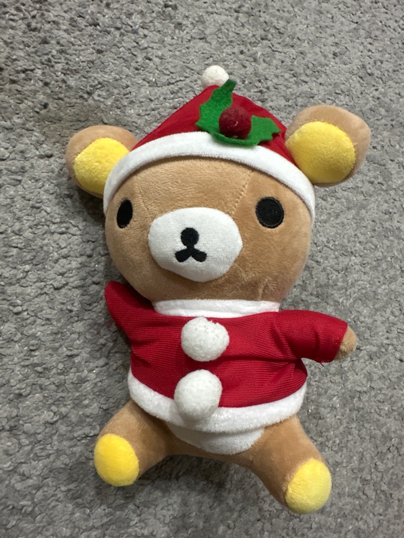 Rilakkuma Christmas Plush Toy, Hobbies & Toys, Toys & Games on Carousell