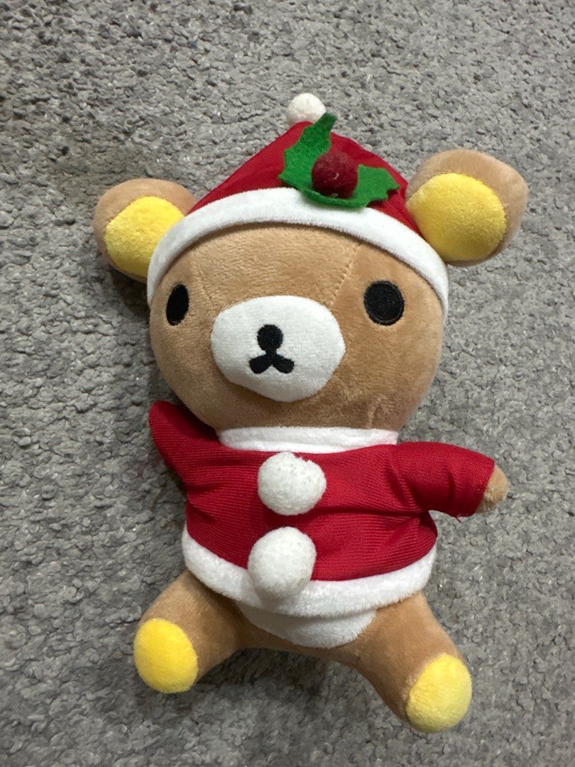 Rilakkuma Christmas Plush Toy, Hobbies & Toys, Toys & Games on Carousell