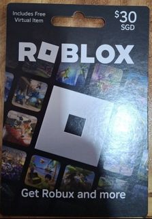 Roblox Gift Card - $75 SGD, Video Gaming, Gaming Accessories, Game Gift ...