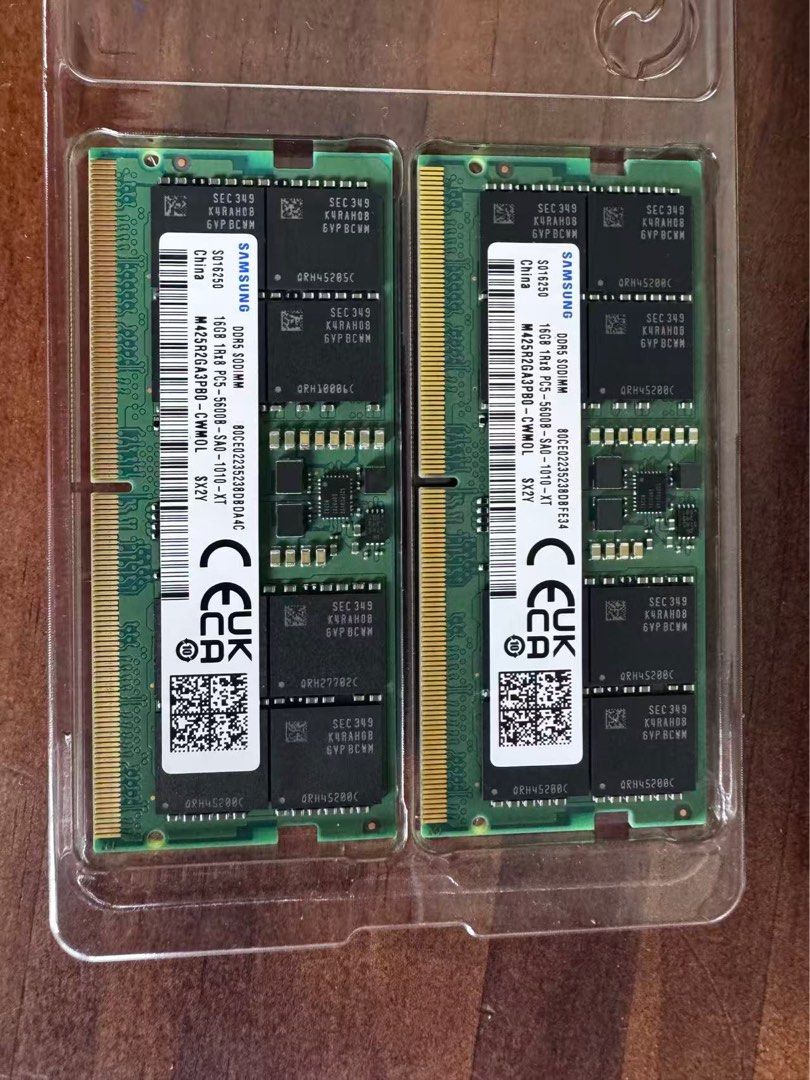 Samsung 16GB DDR5 SODIMM RAM, Computers & Tech, Parts & Accessories ...