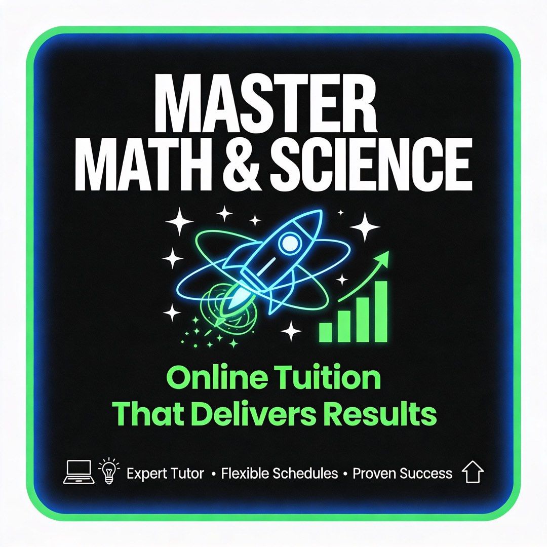 Secondary School Tuition - Math & Science (Online), Learning ...