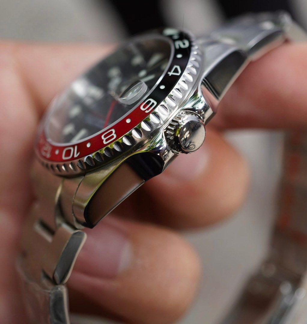 Seiko 36mm Coke GMT Mod, Women's Fashion, Watches & Accessories ...