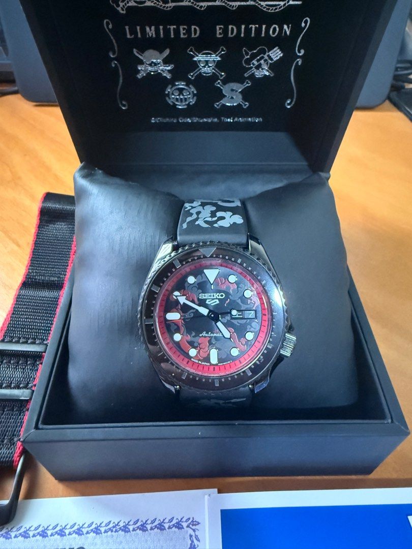Seiko Luffy Limited Edition (SBSA151), Men's Fashion, Watches ...