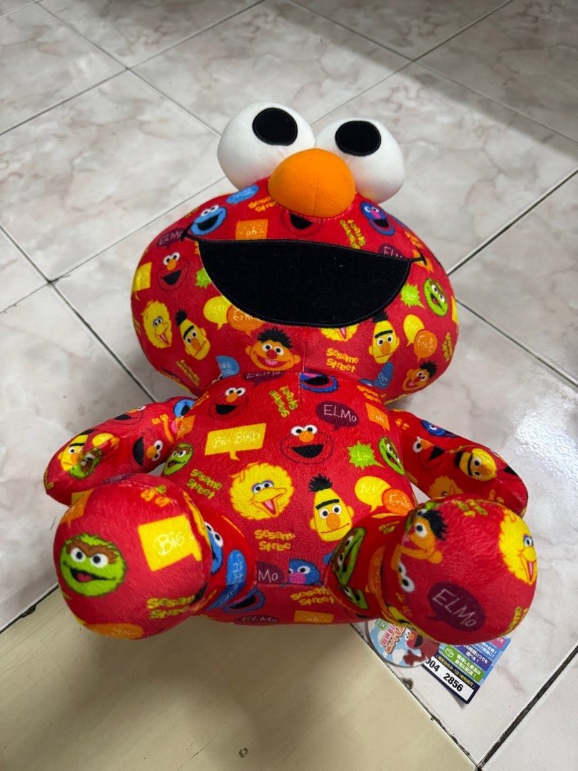 Sesame Street Elmo Plush Toy, Hobbies & Toys, Toys & Games on Carousell