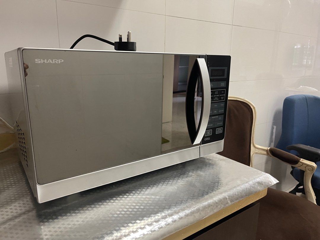 Sharp Microwave Oven with Grill Function, TV & Home Appliances, Kitchen ...
