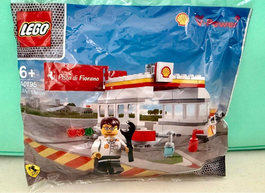SHELL Ferrari LEGO Shell Station 40195 Pista di Fiorano, Hobbies & Toys ...