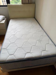 IKEA Single Bed Frame with Mattress. 90x200cm, Furniture & Home Living ...