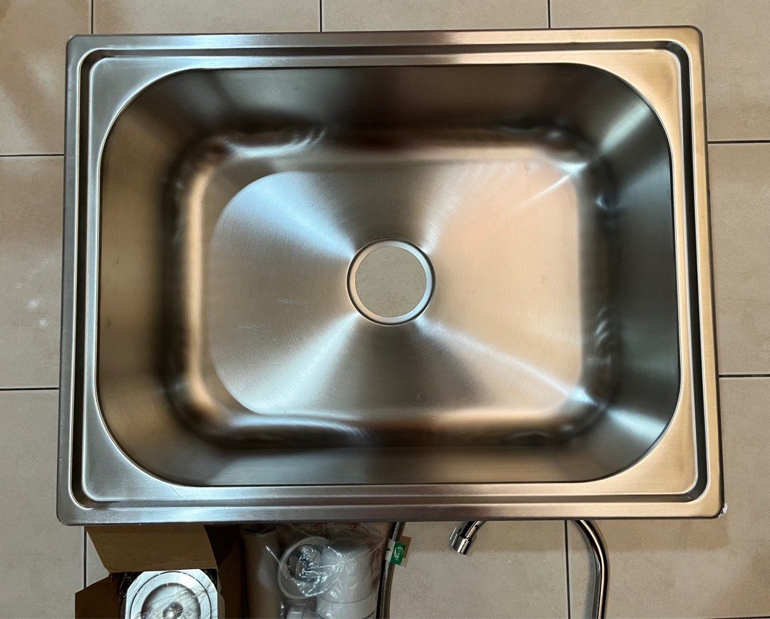 Sinki Dapur / Kitchen Sink Set, Furniture & Home Living, Kitchenware ...