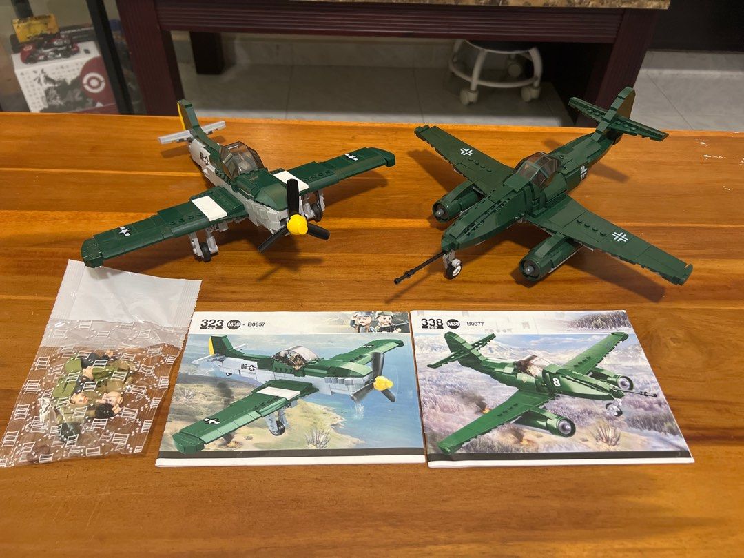 Sluban WW2 Fighter Plane set (Lego compatible), Hobbies & Toys, Toys ...