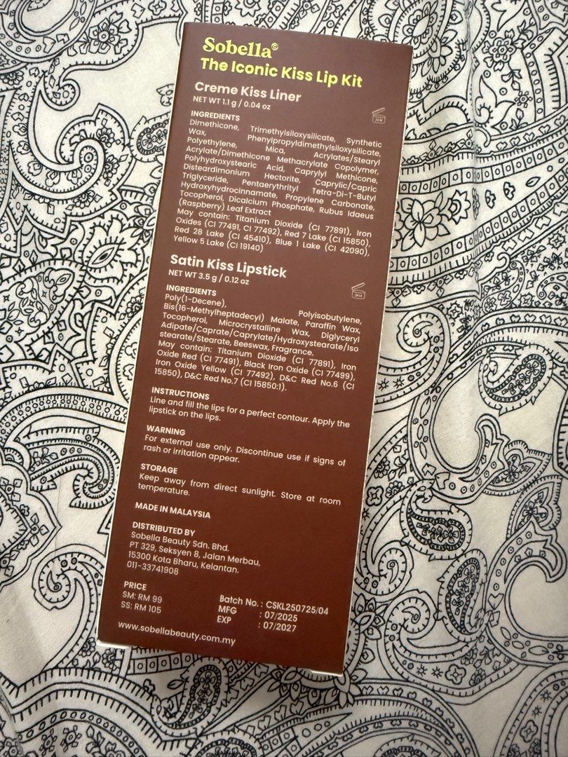 Sobella The Iconic Kiss Lip Kit - 04, Beauty & Personal Care, Face ...