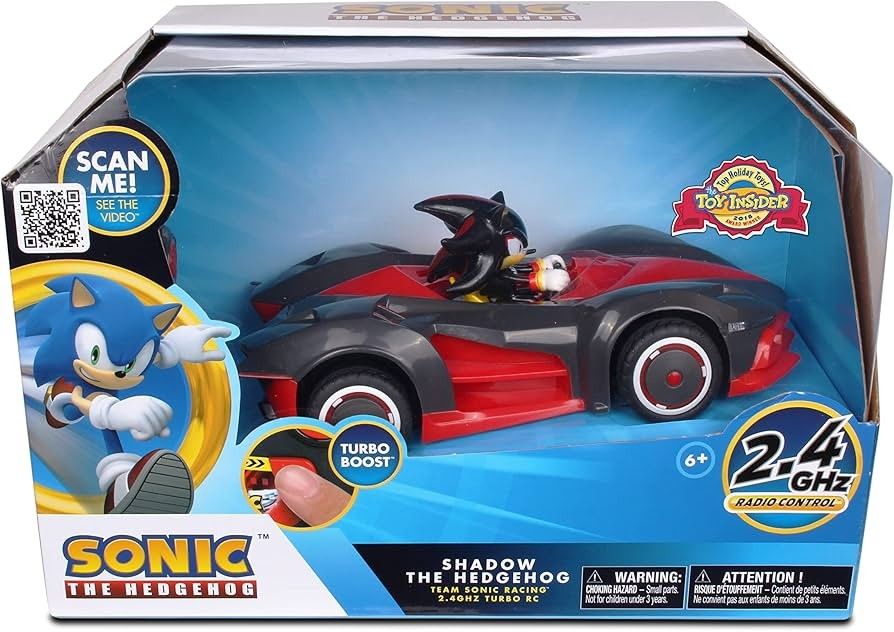Sonic The Hedgehog Shadow RC Car, Hobbies & Toys, Toys & Games on Carousell