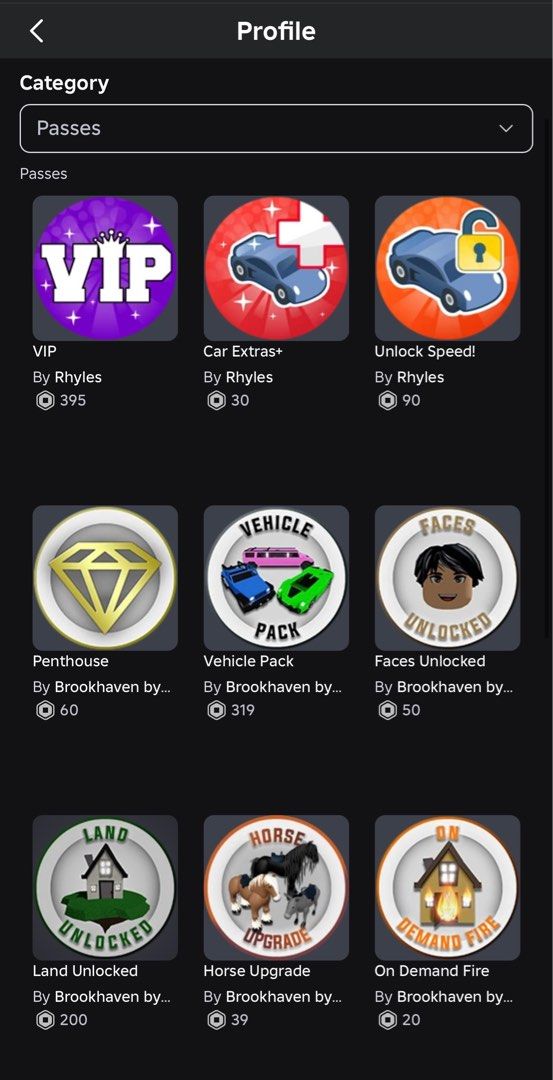 STACKED Gamepass Roblox Acc – Brookhaven, BayView RP, Legends of Speed ...