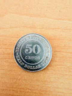 1920 Straits Settlements 50 Cents Coin - Melt!, Hobbies & Toys ...