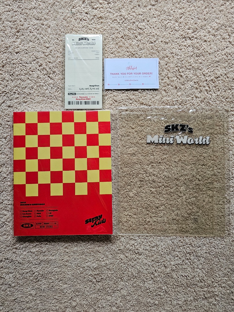 STRAY KIDS 2023 SEASON'S GREETINGS SG SKZ's MINI WORLD INCLUSIONS ...