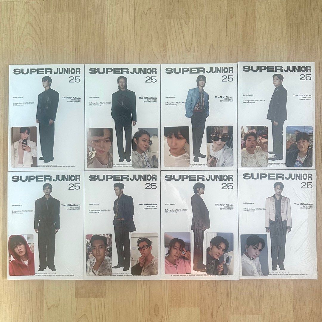 SUPER JUNIOR 25 PHOTOBOOK ALBUM SG FANSIGN, Hobbies & Toys, Memorabilia ...